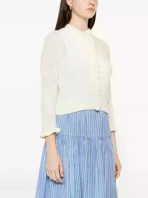DÔEN Claudie Frills Perforated Cardigan