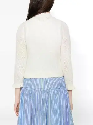 DÔEN Claudie Frills Perforated Cardigan