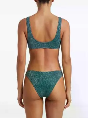 Oseree Scoop-neck Bikini - Blue