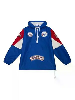 Mitchell & Ness Nba 76ers Sport Jacket - Blue