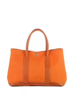 Hermès Leather-trimmed Tote Bag