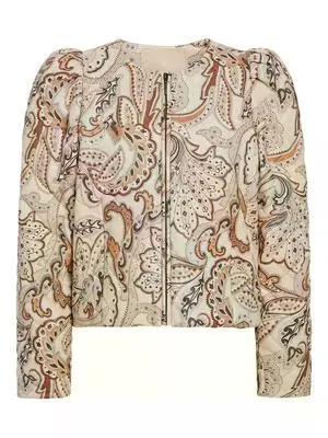 MARIE OLIVER Paisley Print Padded Jacket - Neutrals