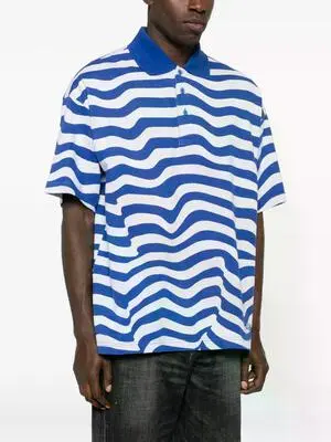 NAPAPIJRI Striped Polo Shirt - Blue