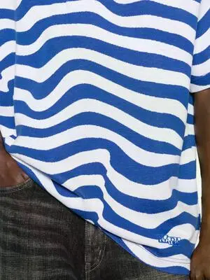 NAPAPIJRI Striped Polo Shirt - Blue