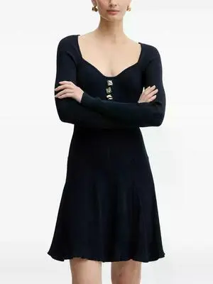 FRACOMINA Sweetheart-neck Mini Dress