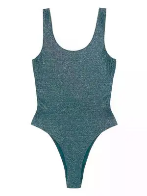 Oseree Shimmering One Piece Swimsuit - Blue