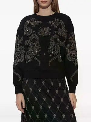 ALLSAINTS Cecile Embellished Sweater