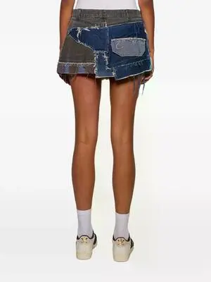Natasha Zinko Patchwork Mini Skirt
