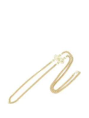 Dior 2010-2025 Plated Logo Chain Necklace - Gold