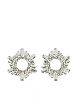 AMINA MUADDI Begum Crystal Embellished Earrings