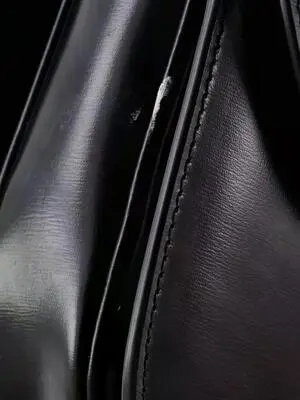 Celine Triomphe Besace Clea Chain Flap Bag - Black