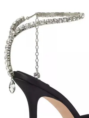 JIMMY CHOO Saeda 100 Pumps With Crystal Embellishments