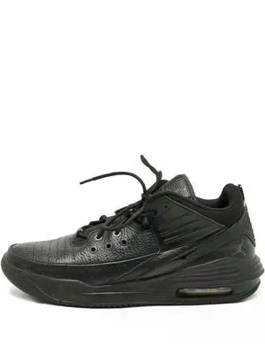 JORDAN Air 1 Retro High Leather Sneakers - Black