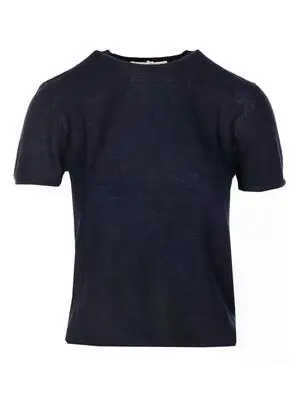 LISA YANG Ira Crew-neck Short-sleeve T-shirt - Blue