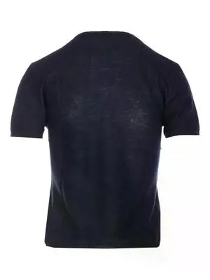 LISA YANG Ira Crew-neck Short-sleeve T-shirt - Blue