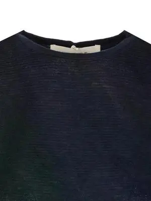 LISA YANG Ira Crew-neck Short-sleeve T-shirt - Blue