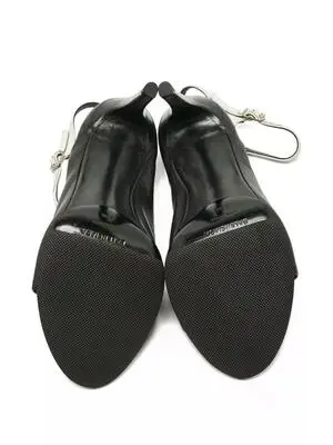 Balenciaga Open-toe Leather Mules