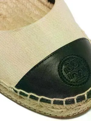 Tory Burch Canvas And Leather Espadrilles