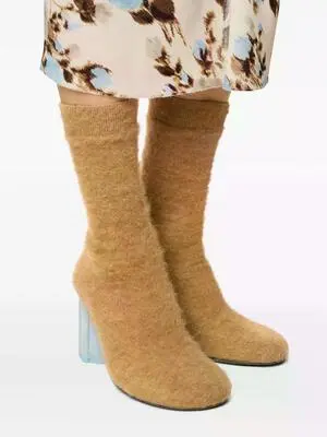 AMI Paris Piano 120mm Ankle Boots