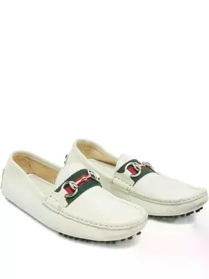 Gucci Horsebit Leather Loafers - Neutrals