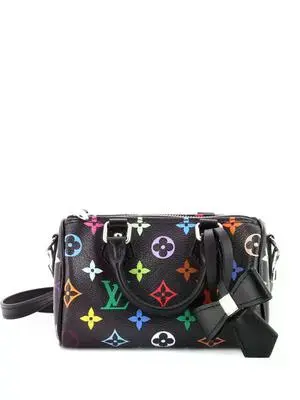 LOUIS VUITTON X Takashi Murakami Speedy Bandouliere Nm Nano Satchel - Black