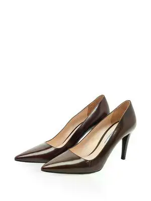 Prada Pointed-toe Leather Pumps