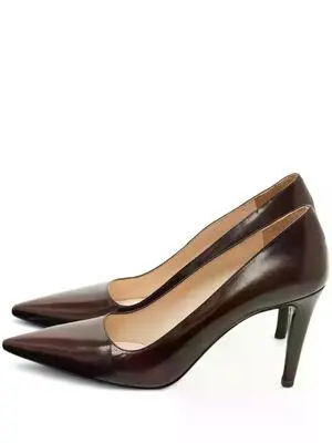 Prada Pointed-toe Leather Pumps