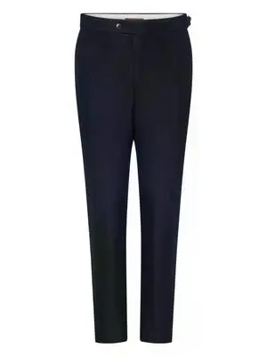 FRANZESE COLLECTION Dart Trousers With Double-waistband - Blue