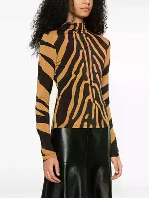 FERRAGAMO Zebra Print Top