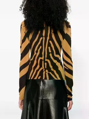 FERRAGAMO Zebra Print Top