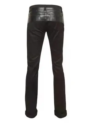 Gucci Leather-trimmed Trousers