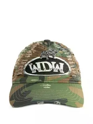 WHO DECIDES WAR BY EV BRAVADO Camouflage Baseball Cap - Green