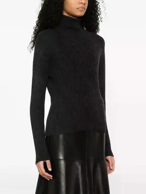 GRAN SASSO Turtleneck Ribbed Sweater