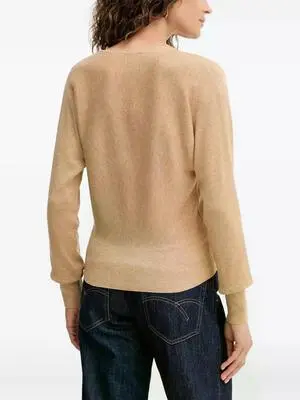 FRACOMINA V-neck Buckle Sweater