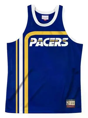 Mitchell & Ness Pacers Team Striped Tank Top