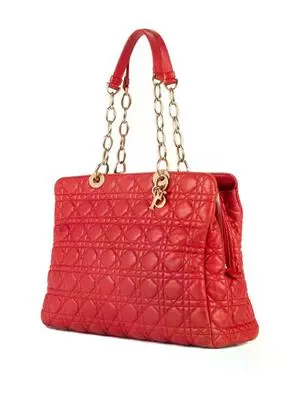 Dior Quilted Chain Tote Bag