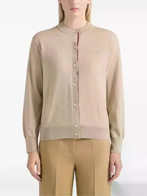 Bally Button Round-neck Cardigan