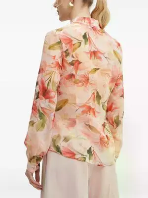 FRACOMINA Floral-print Buttoned Top