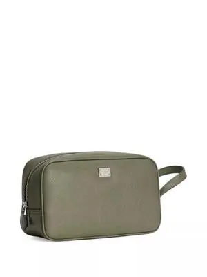 Dolce & Gabbana Logo-plaque Clutch - Green