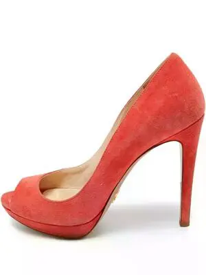 Prada Platform Peep-toe Pumps