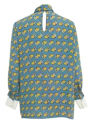 Fendi Heart-lock Print Top