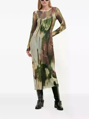 Desigual Long-sleeve Maxi Dress