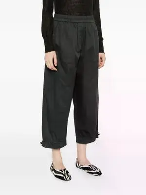 PSOPHIA Drawstring Hem Cropped Trousers