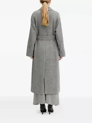 BOSS Bouclé Belted Coat