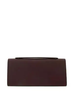 VALEXTRA Envelope Clutch Bag - Red