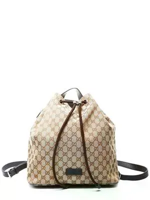 Gucci Gg Patterned Backpack