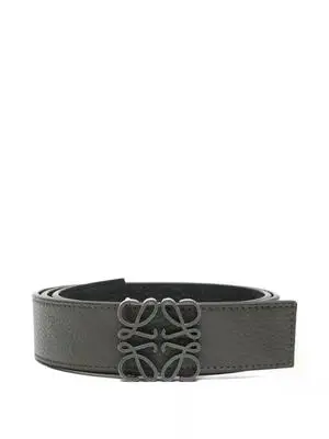 Loewe Logo-buckle Belt - Grey