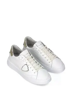 Philippe Model Temple Low Leather Trainers - White