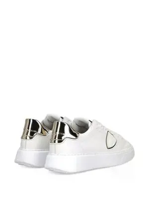 Philippe Model Temple Low Leather Trainers - White