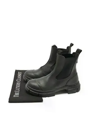 GANNI Pull-tab Ankle Boots